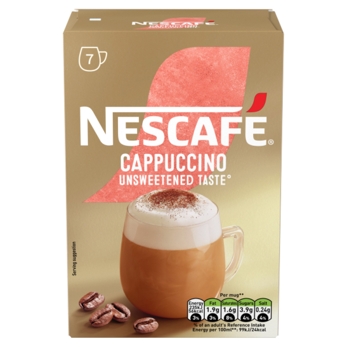 Nescafe 7pk Unsweetened Cappuccino Sachet - NAVSA INTERNATIONAL LIMITED
