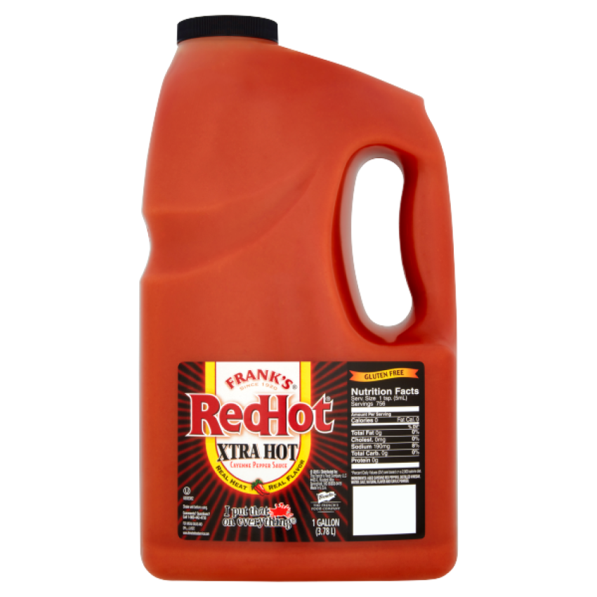 Franks Redhot Xtra Hot Sauce 3.78L - NAVSA INTERNATIONAL LIMITED